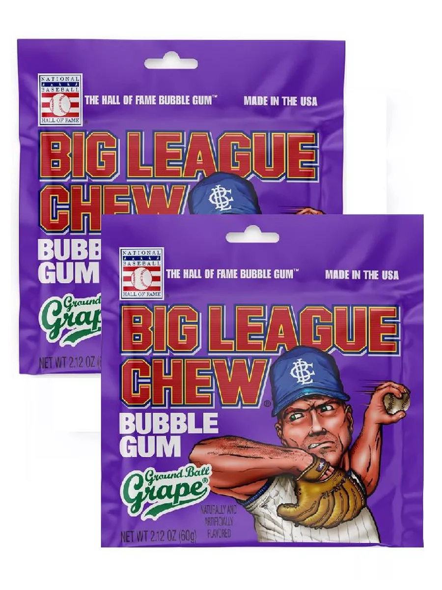 Big League Chew 60 2 Bubble Gum 205161110 Wildberries