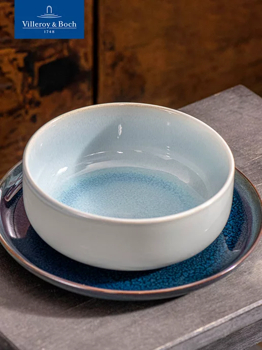 Салатник 16см, 780 мл, Crafted Blueberry turquoise, like Villeroy & Boch