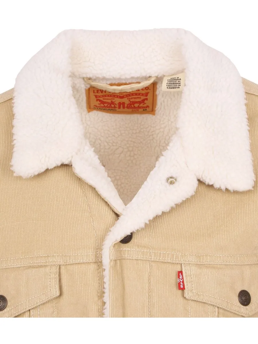 Levis sherpa beige store