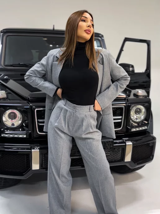 Костюм брючный летний оверсайз MilaDia one